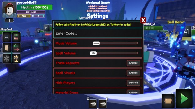 Fabled Legacy Codes (June 2026) - Twinfinite