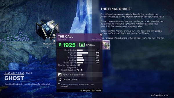 How to Get The Call Sidearm in Destiny 2 - Twinfinite