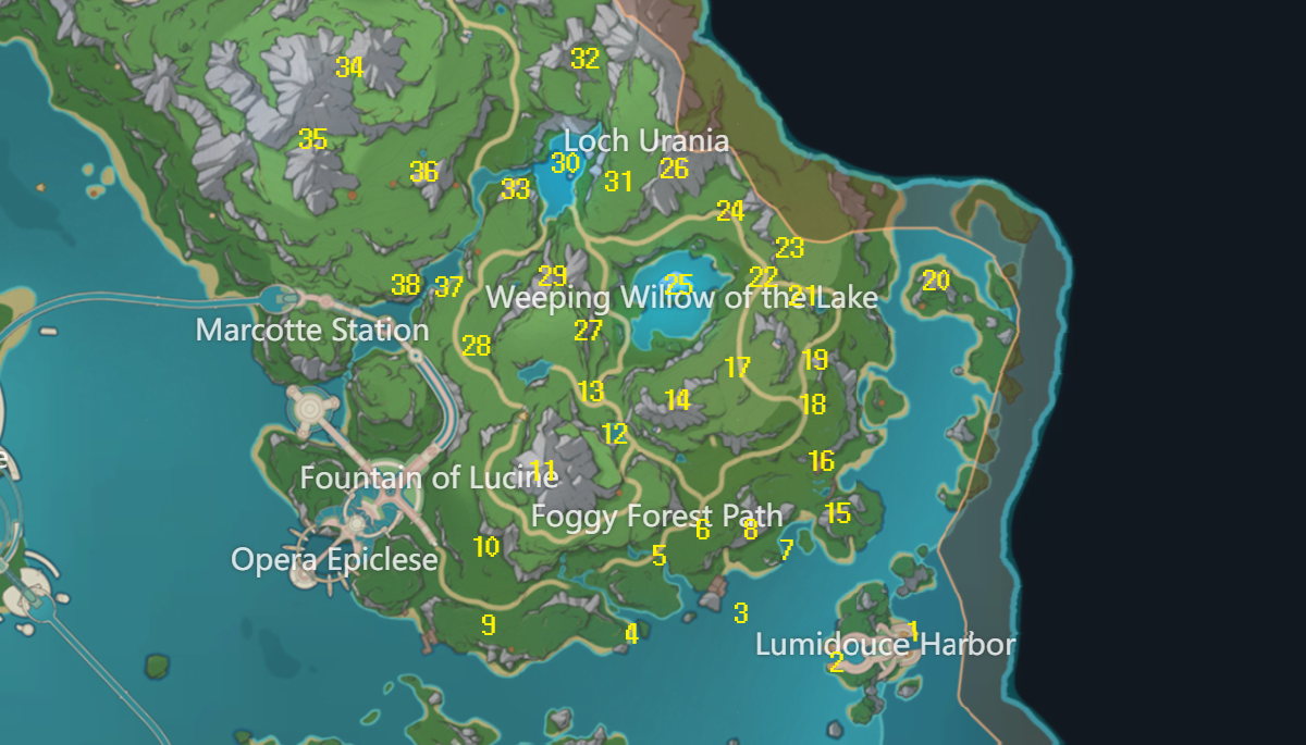 All Hydroculus Locations in Genshin Impact