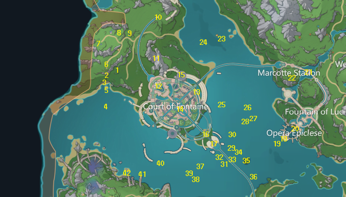 All Hydroculus Locations in Genshin Impact