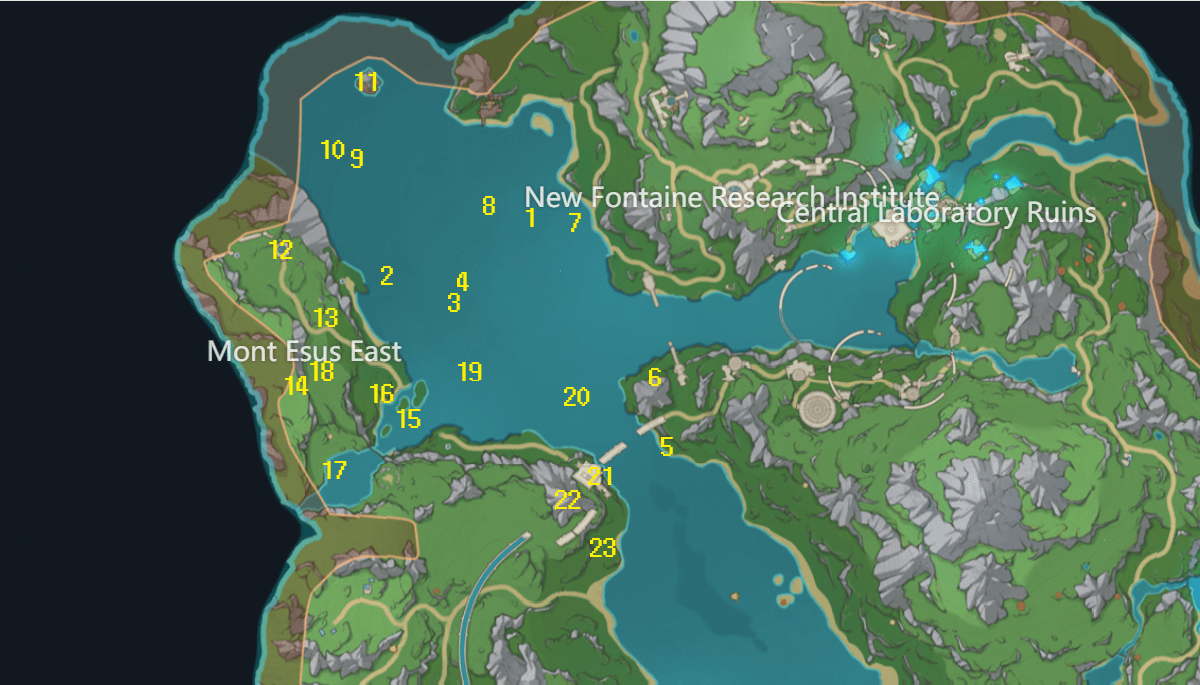 All Hydroculus Locations in Genshin Impact