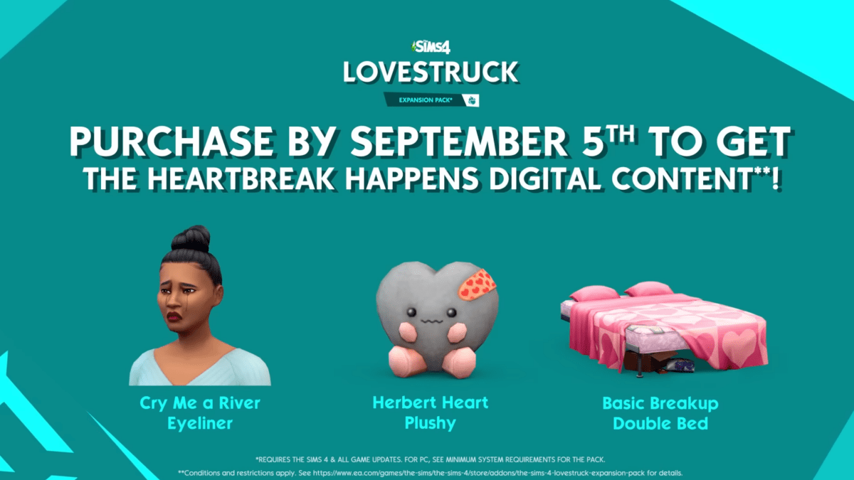 Sims 4 Lovestruck Expansion Release Time Countdown - Twinfinite