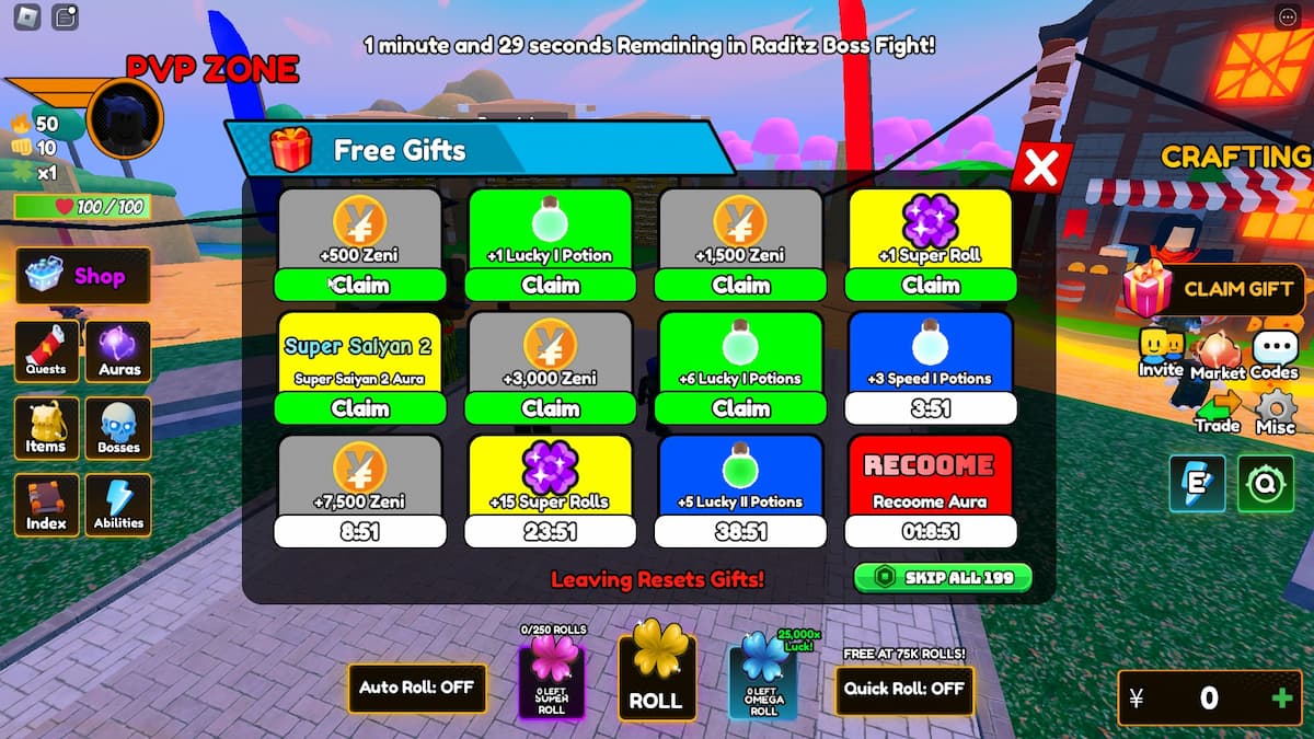 Dragon Ball RNG Codes - Update 12 (October 2024) - Twinfinite