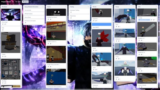 Project Ghoul Trello Link (July 2024) - Twinfinite