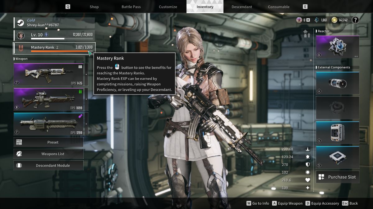 How to Raise Mastery Rank in The First Descendant - Twinfinite