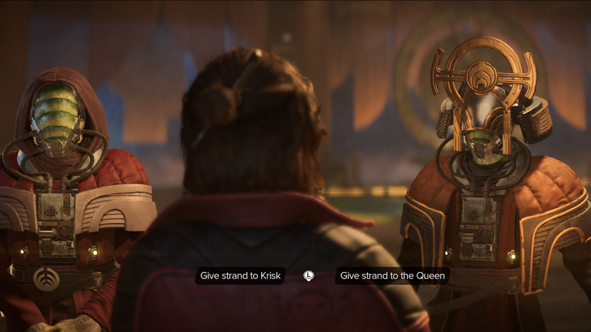 Should You Give Hive Strand to Krisk or the Queen in Star Wars Outlaws ...