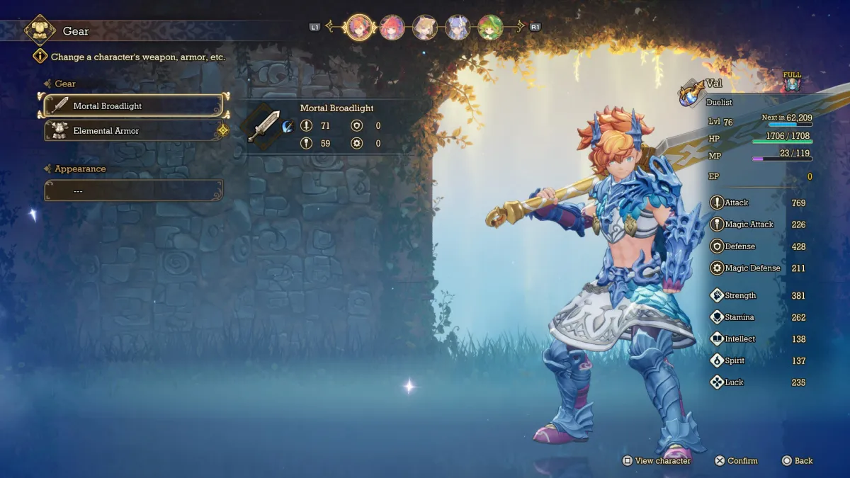 All Visions of Mana Stats Explained - Twinfinite