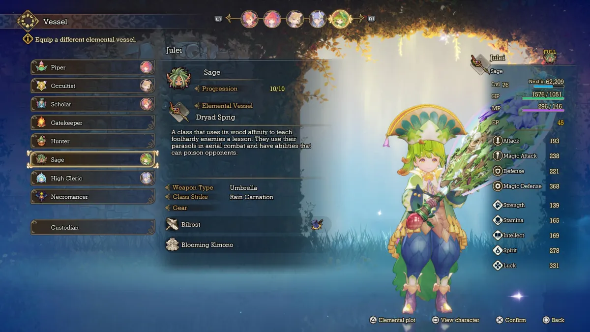 Best Classes for Every Character in Visions of Mana - Twinfinite