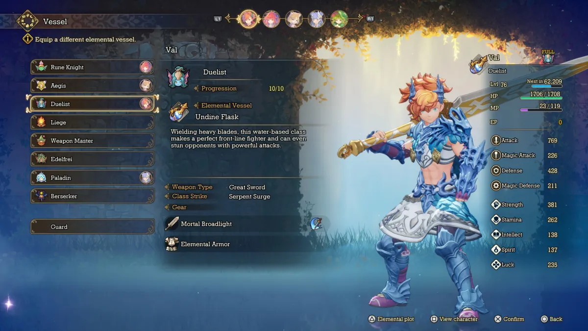 Best Classes for Every Character in Visions of Mana - Twinfinite