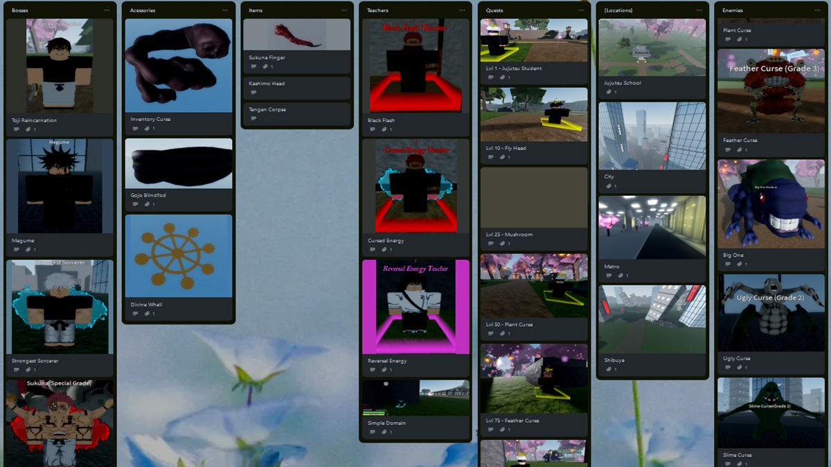 Jujutsu Legacy Trello Link (August 2024) - Twinfinite