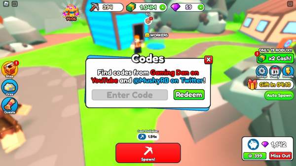 Mining Empire Codes [Release] (September 2024) - Twinfinite