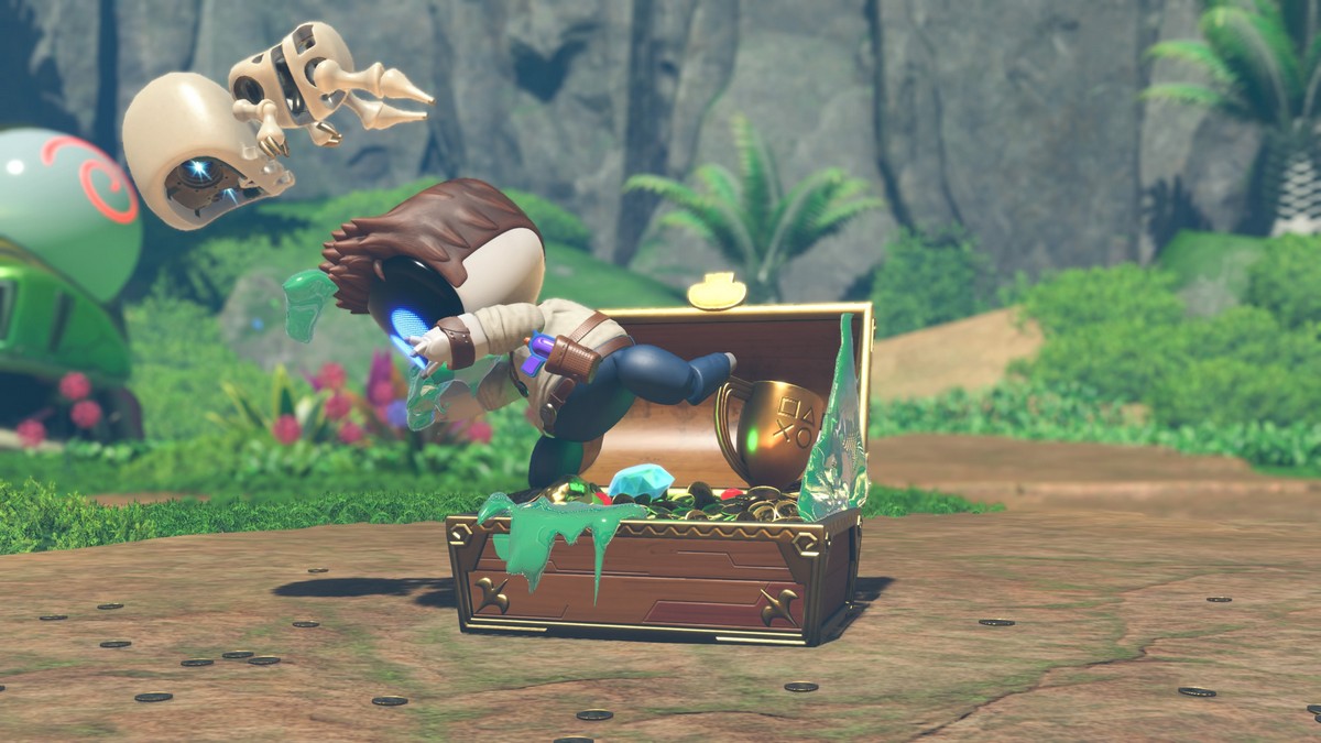 Astro Bot: All Uncharted Treasure Egg Locations in Dude Raiding Level ...