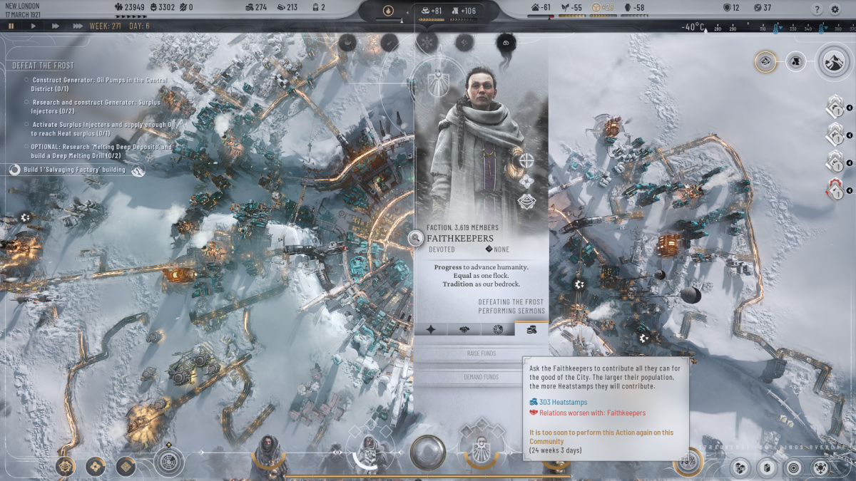 Frostpunk 2 Order vs. Faith: Which Story Type Should You Choose ...