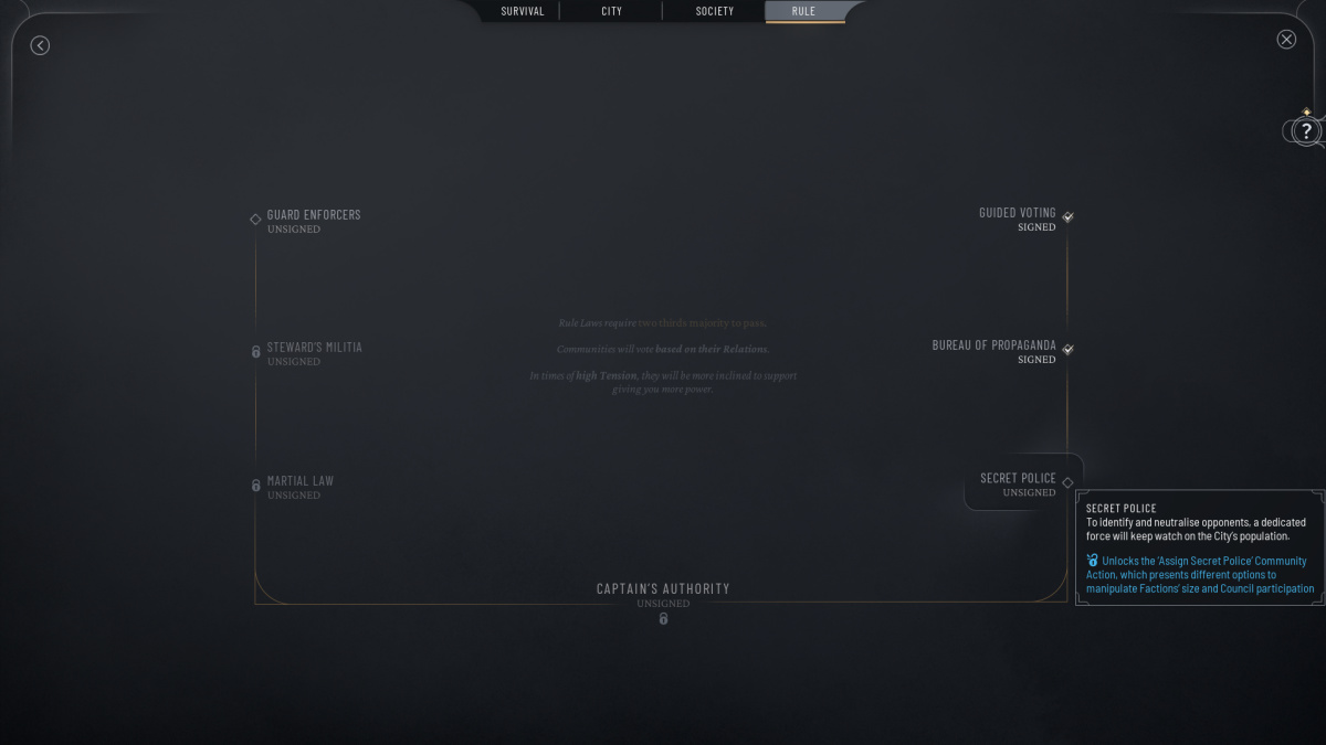 Frostpunk 2 Captain's Authority Guide – How to Unlock & Use Captain's ...
