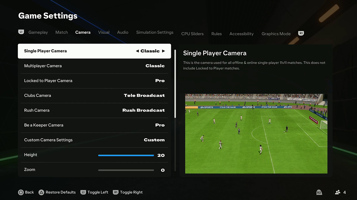 Best Camera & Controller Settings In FC 25 - Twinfinite