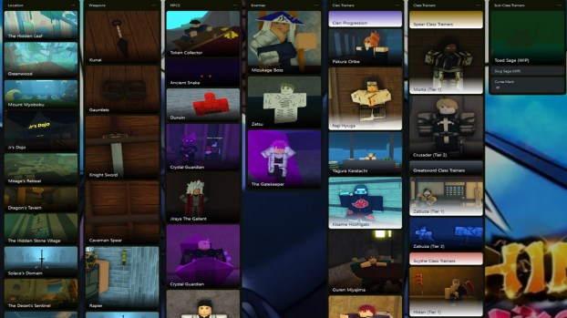 Shinobi Lineage Trello Link (September 2024) - Twinfinite