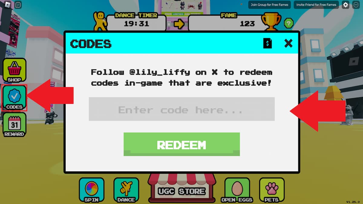 Dance for UGC Codes (October 2025) - Twinfinite