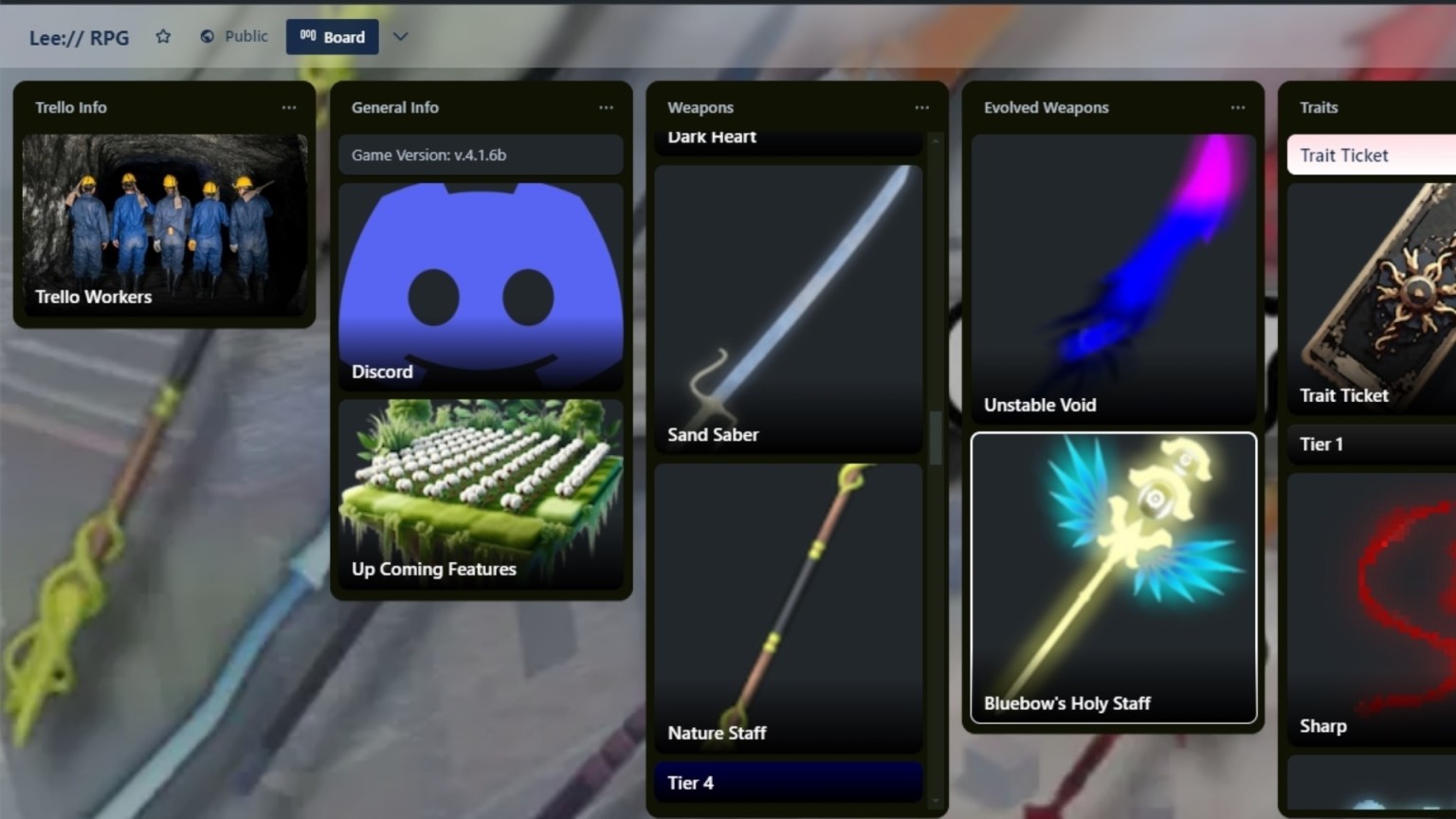 Lee RPG Trello Link (October 2024) - Twinfinite