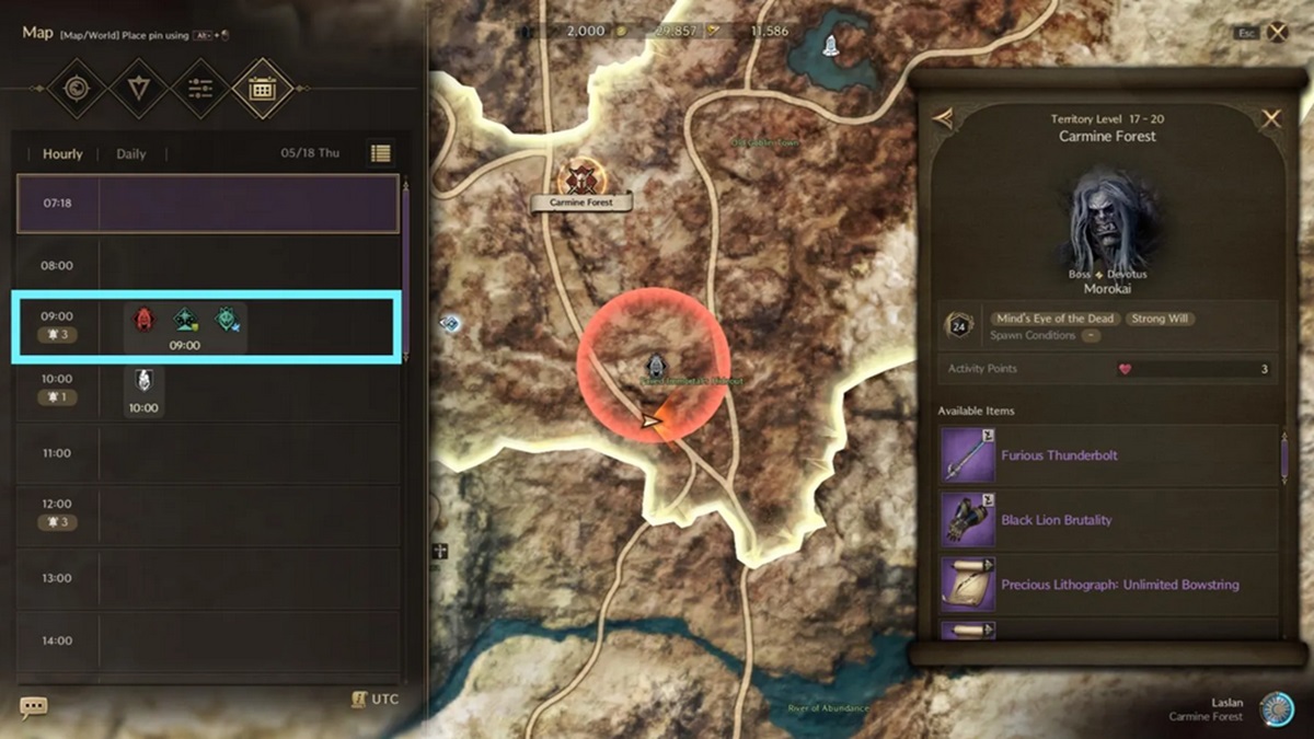 Throne And Liberty Boss Timer - Twinfinite