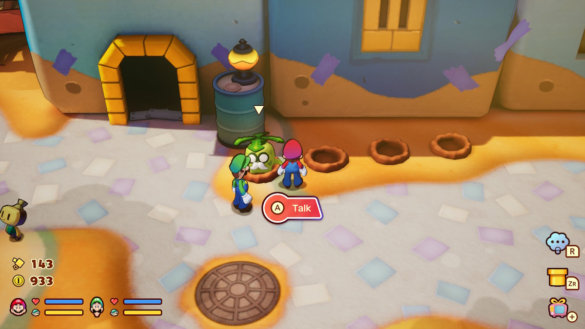 All Grampy Turnip Locations in Mario & Luigi: Brothership - Twinfinite