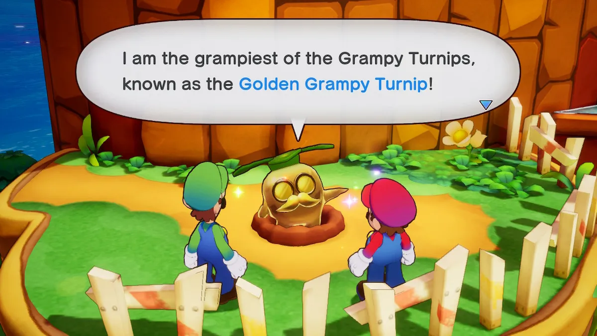 All Grampy Turnip Locations in Mario & Luigi: Brothership - Twinfinite