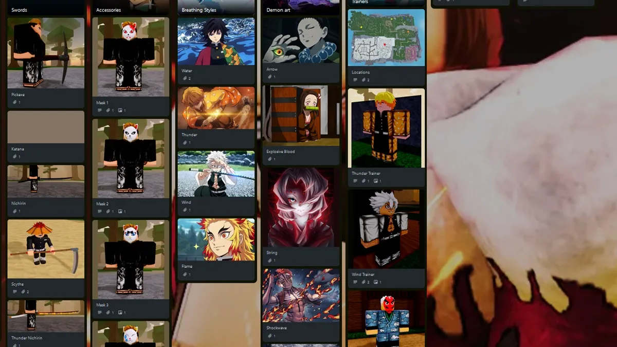 Slayer Online Trello Link (November 2024) - Twinfinite