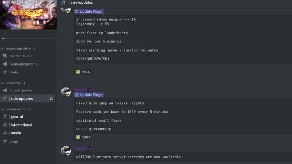 Spiked Codes (February 2026) - Twinfinite