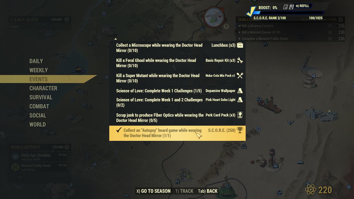How to find the Doctor Head Mirror and Autopsy Board Game in Fallout 76 ...