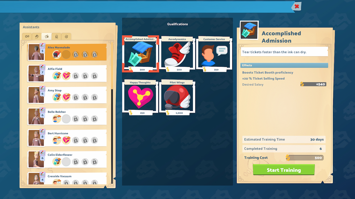 Best Skills to Train Staff in Two Point Museum - Twinfinite