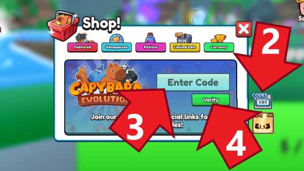 Capybara Evolution Codes (June 2025) - Twinfinite