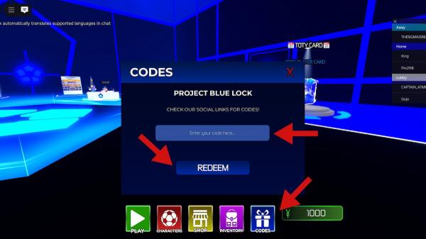 Project: Blue Lock Codes (December 2025) [TOKIMITSU] - Twinfinite