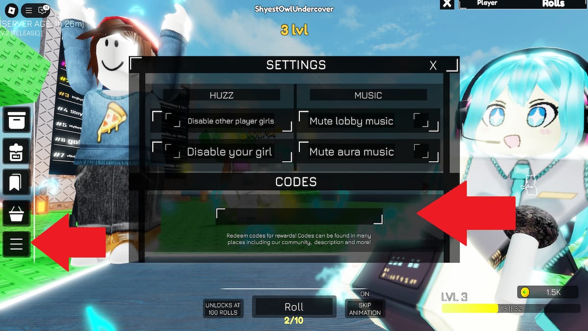 Auruzz RNG Codes (October 2025) - Twinfinite