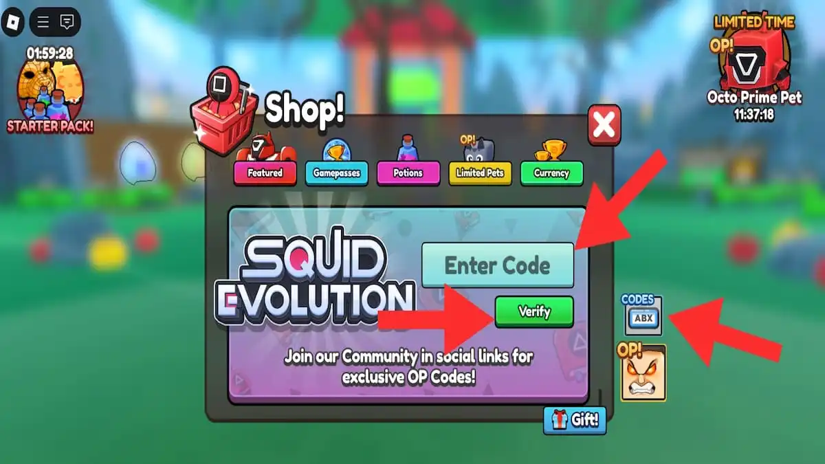 Squid Evolution Codes (August 2025) - Twinfinite