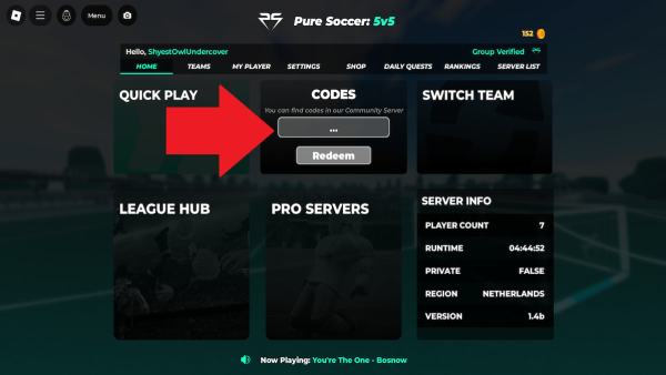 Pure Soccer Codes (August 2025) - Twinfinite